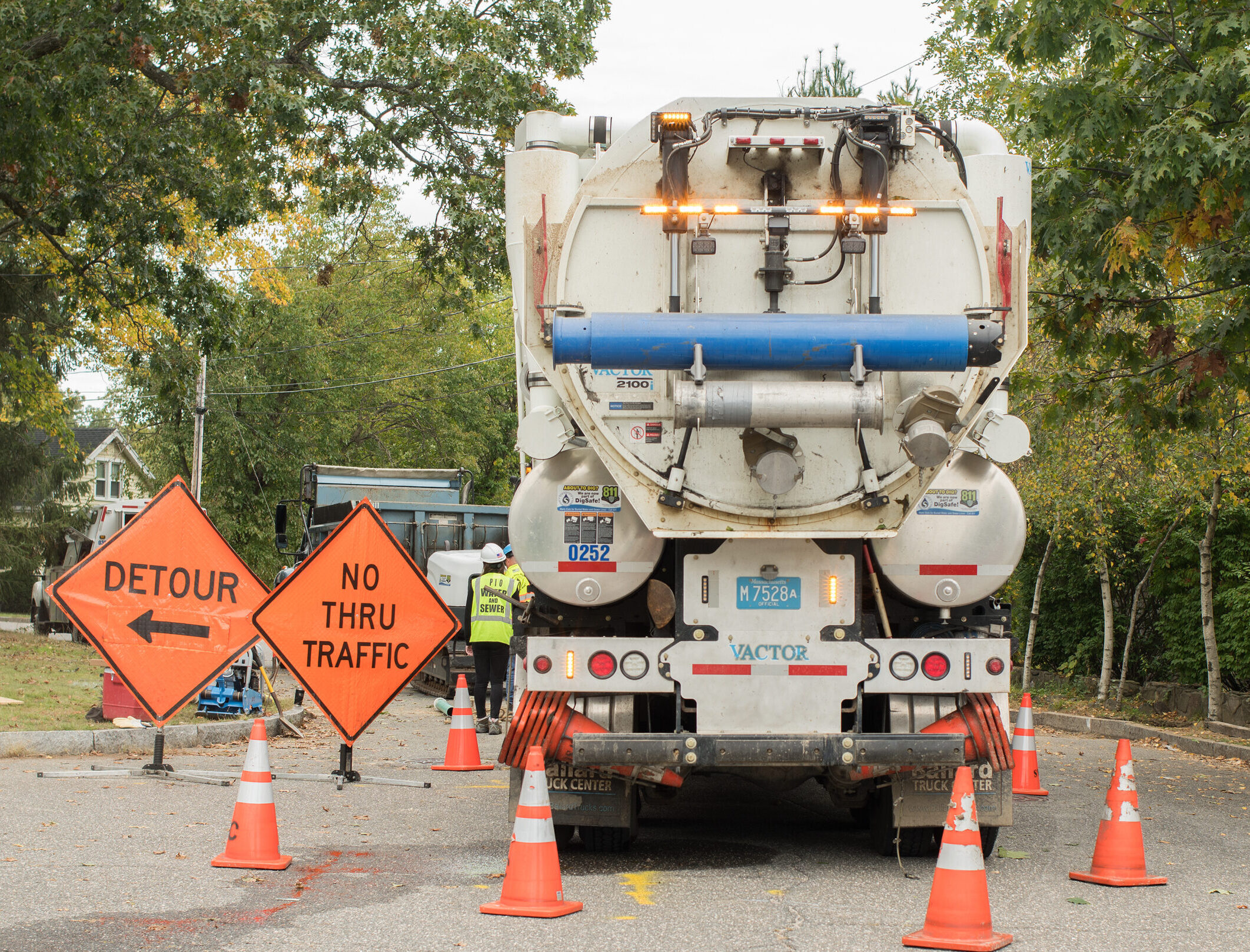 Construction Traffic Map - Springfield Water and Sewer Commission